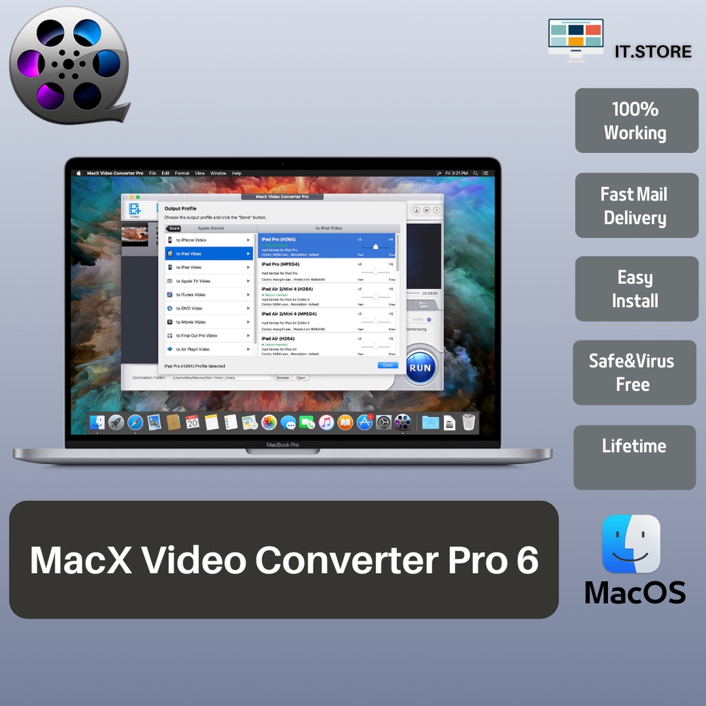 MacX Video Converter Pro 6 Lifetime for Intel and M1 Chip Apple ...
