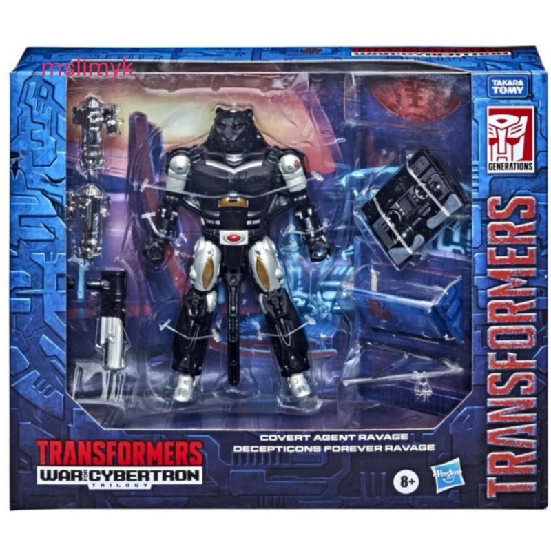 "mslimyk" HASBRO TRANSFORMERS GENERATIONS WFC DELUXE COVERT AGENT RAVAGE & MICROMASTER ...