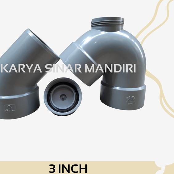 3 Inch PVC Goose Neck P Trap | Shopee Malaysia