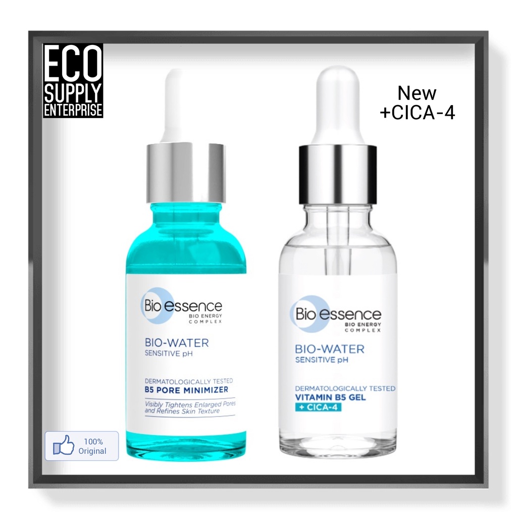 Bio-essence Bio-water Vitamin B5 +Cica-4 Gel 30ml/Bio essence Bio water B5 Pore Minimizer 30ml ...