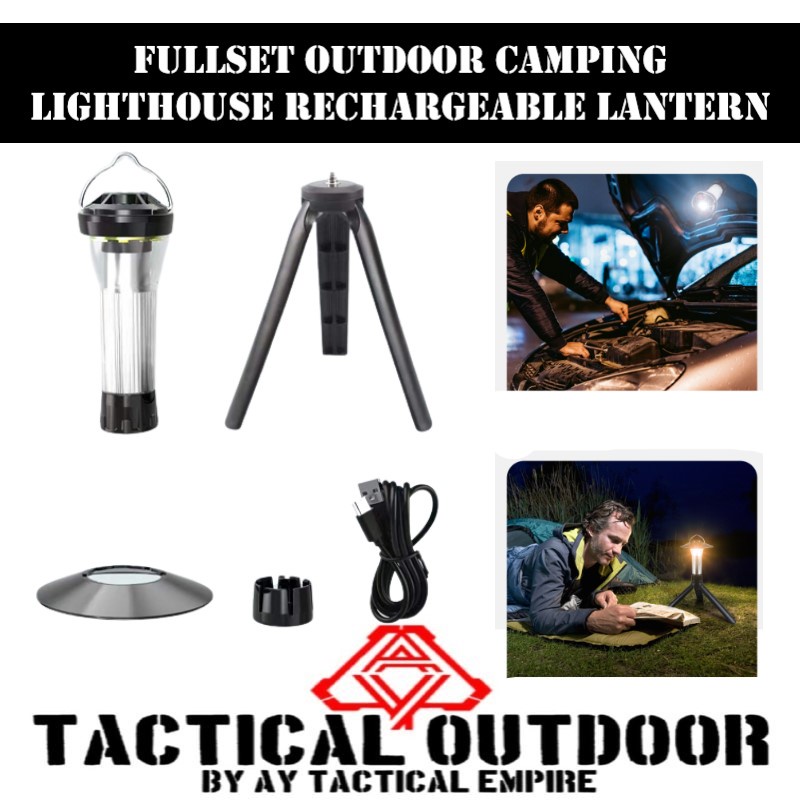 Multipurpose Lighthouse Micro FLASH USB Rechargeable Lantern Flashlight ...