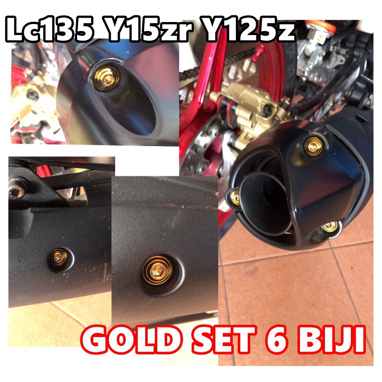 Screw Front Caliper Skru Caliper Depan Color Yamaha Y15ZR Y15 LC135 ...