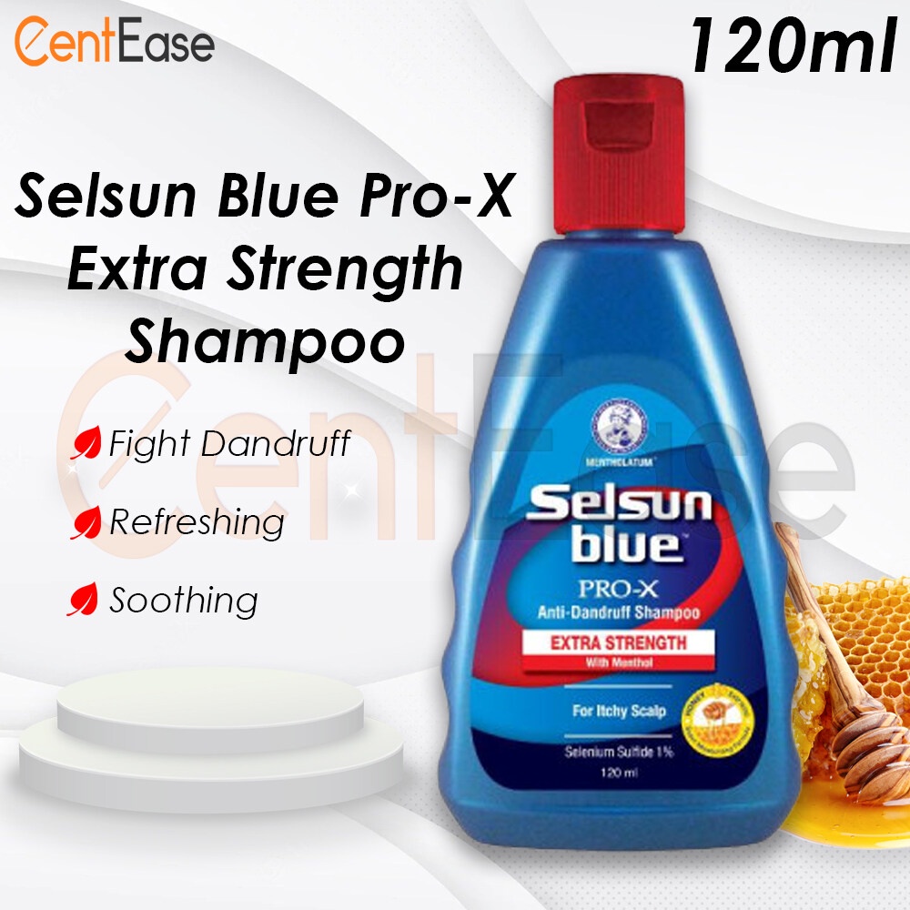 Selsun Blue Pro-X Extra Strength Shampoo 120ml / 200ml (Exp: Dec 2027 ...