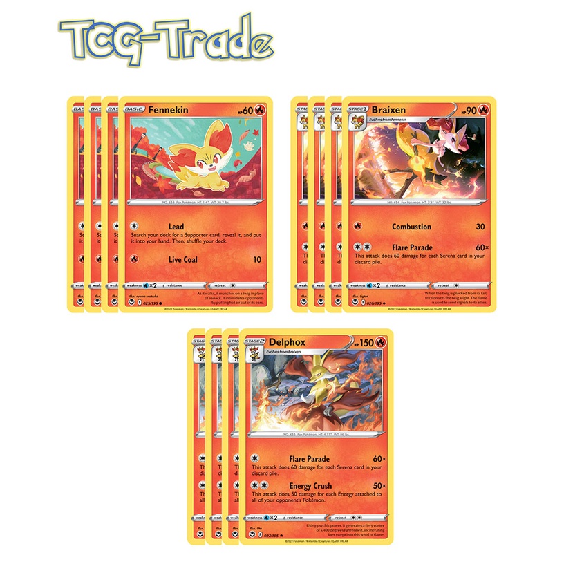 [Pokemon Player's Section] Play Set - SIT 27 Delphox Line Playset ...