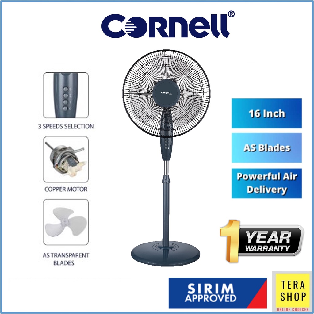Cornell CFN-S162A Stand Fan 16 inch Kipas Angin | Shopee Malaysia