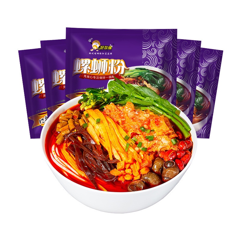 【READY STOCK】螺蛳粉 柳州螺蛳粉 好欢螺原味加量 李子柒 酸辣粉 335g / 252g LiZiQi Luosifen Snail Noodle / Sour Spicy ...