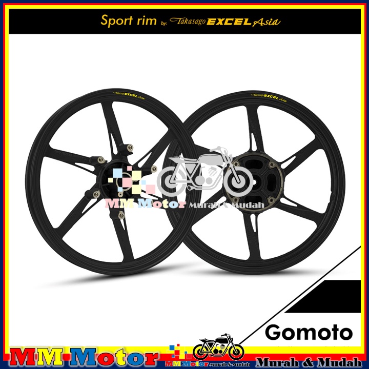 TAKASAGO EXCEL ASIA HONDA RSX 150 SPORT RIM CS60-N3A 1.60 / 1.85 X 17 ...