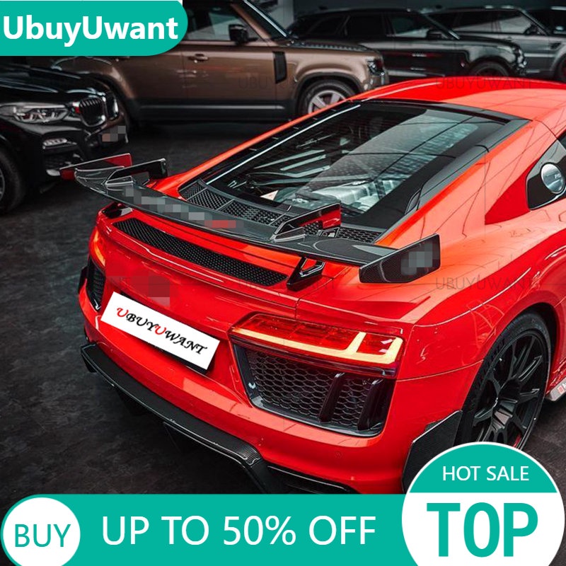 UBUYUWANT For Audi R8/TT/TTS/TTRS/S3/S4/S5/S6/S7/S8 GT Wing Real Carbon ...