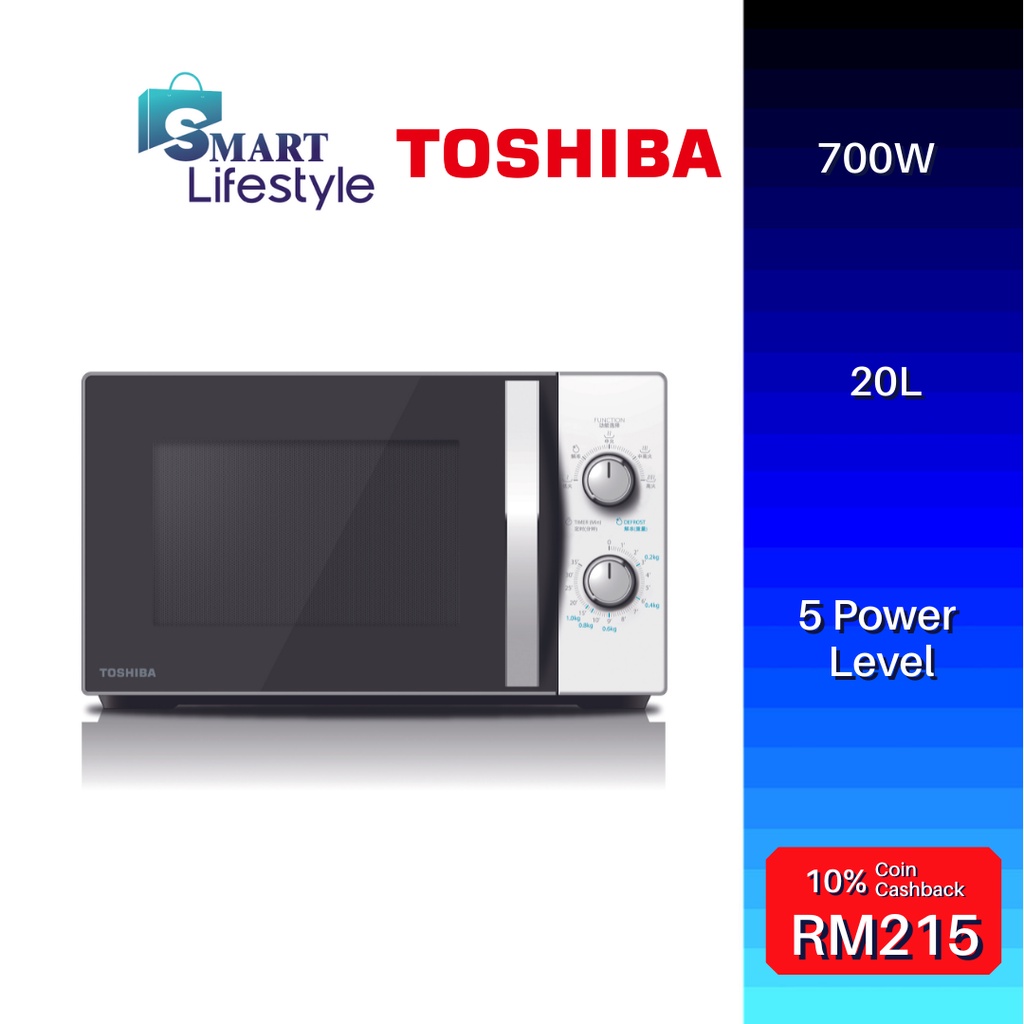 Toshiba Microwave Oven (20L) MWP-MM20P(WH) / Sharp 20L Microwave Oven R219EK | Shopee Malaysia