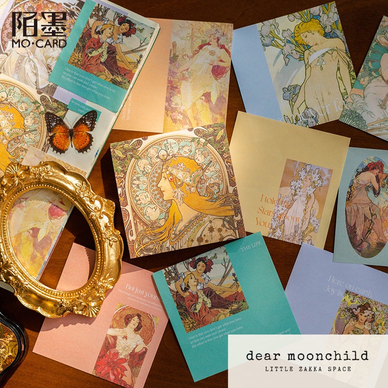[Dear Moonchild] 20pcs MoCard Art Museum Series Aesthetic Vintage Memo ...