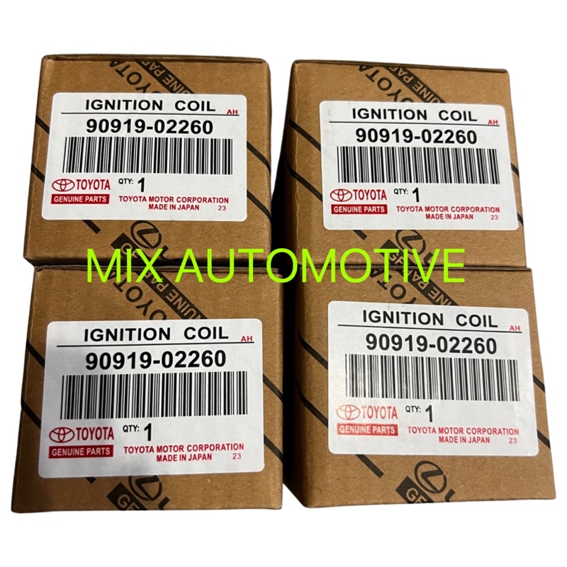 TOYOTA IGNITION PLUG COIL ESTIMA ACR50 / VELLFIRE ANH20 / CAMRY ACV40 ...