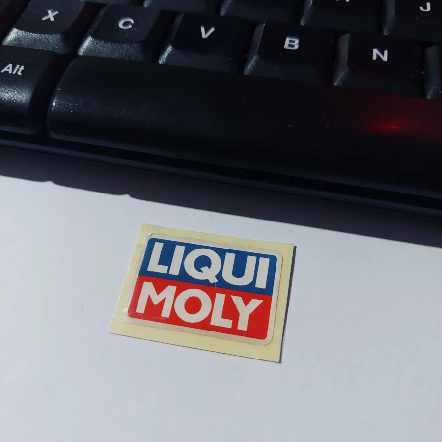 Liqui Moly Resin Embossed Sticker 3D Flexible Motorcycle Logo Sticker ...