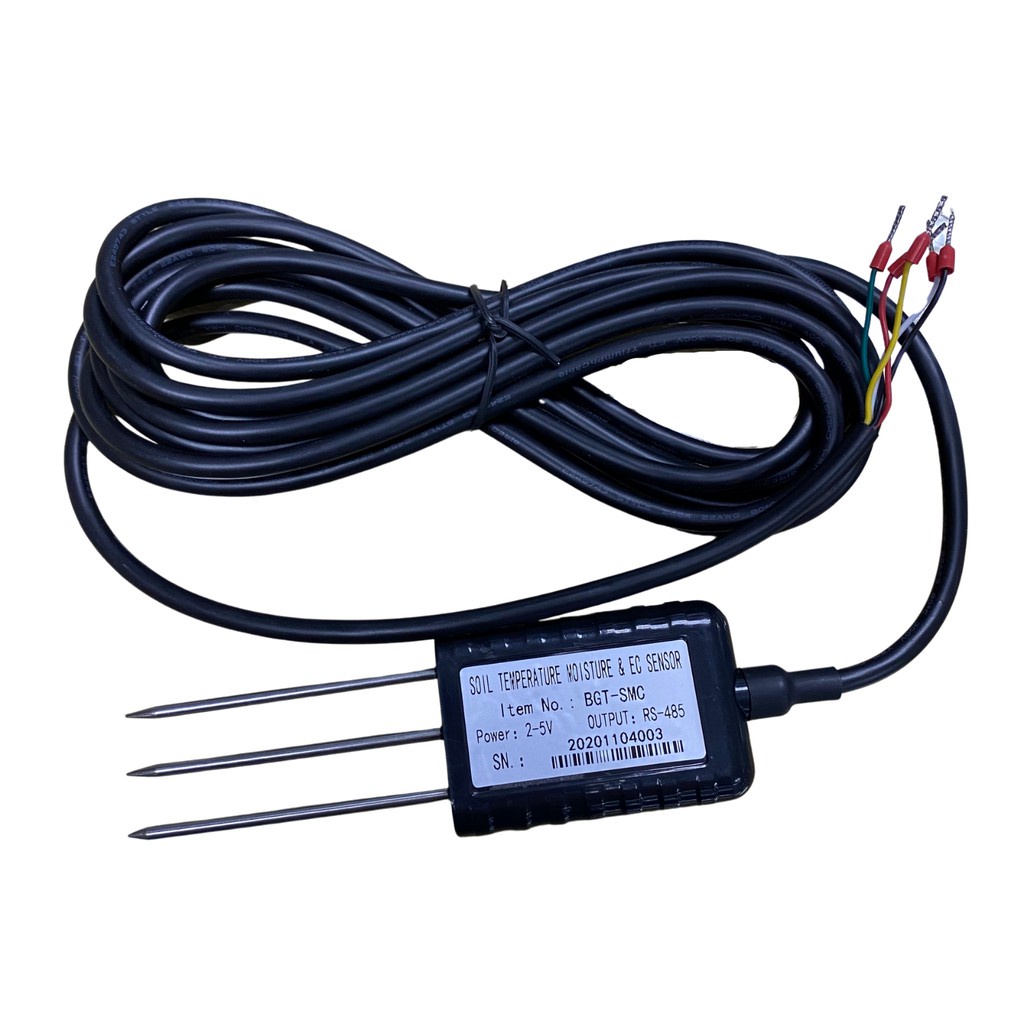 BGT-SMC Soil Moisture with Soil EC Sensor 3.5m cable with output RS485 ...