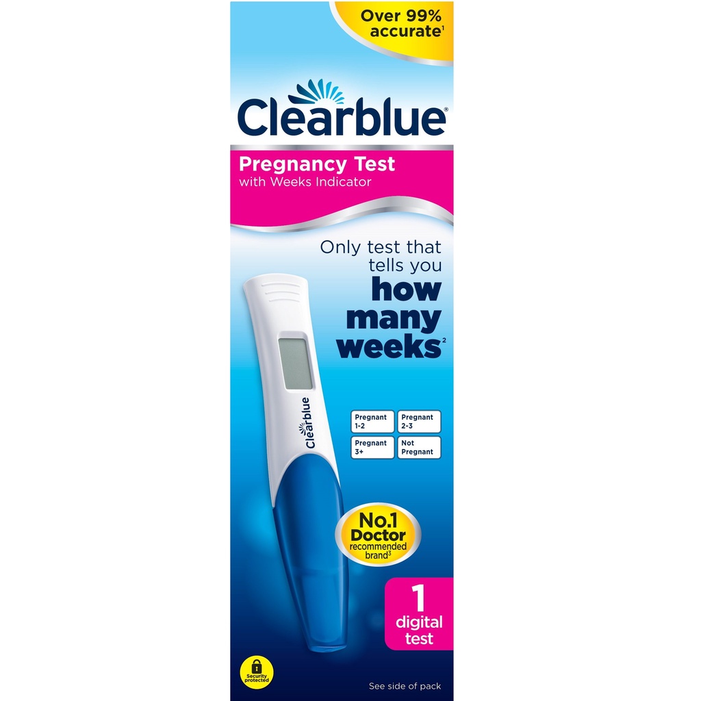 CLEARBLUE DIGITAL WITH WEEKS INDICATOR | Shopee Malaysia