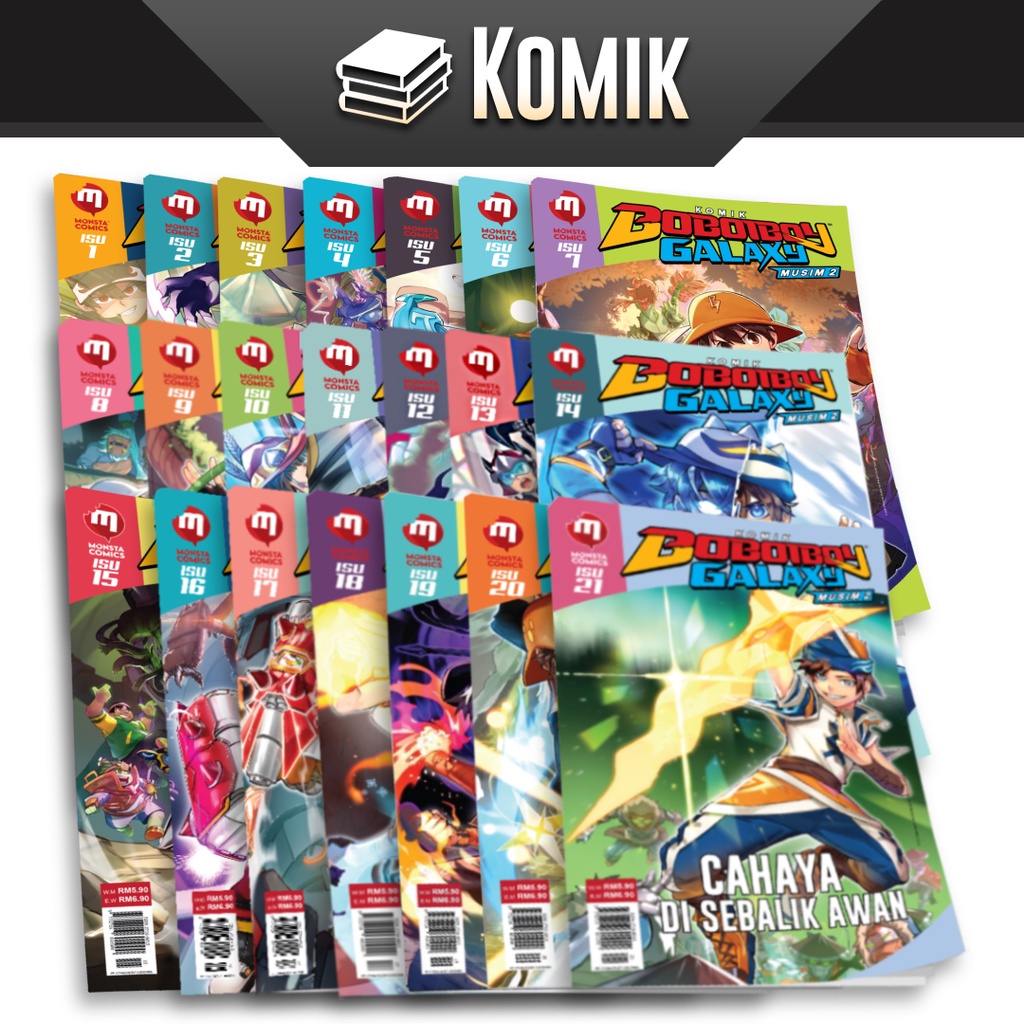 [KK] ANIMONSTA STUDIOS Monsta Comic: Komik BoBoiBoy Galaxy Musim 2 Isu ...