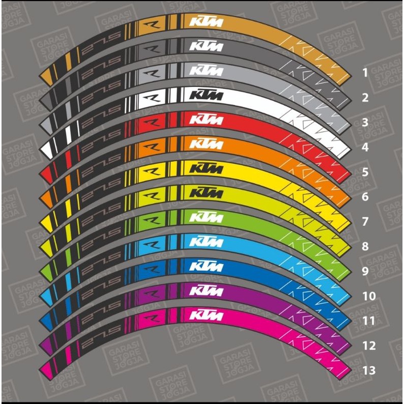 Ktm Rims Sticker Decal | Shopee Malaysia