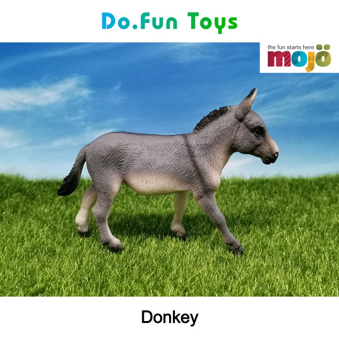 Donkey Animal Figure/Miniature Donkey Animal by MOJO | Shopee Malaysia