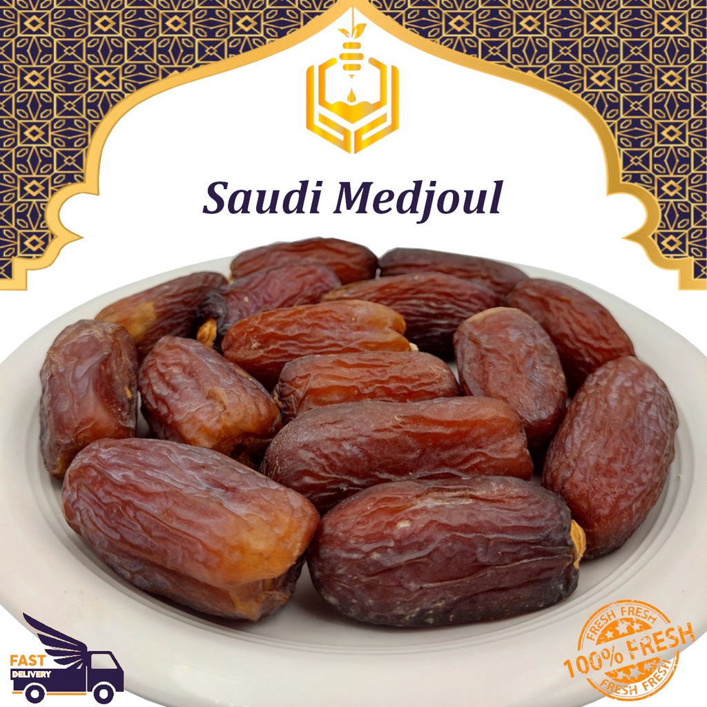Kurma majdool/Saudi medjoul date/Madjool Madinah/1kg/500g | Shopee Malaysia
