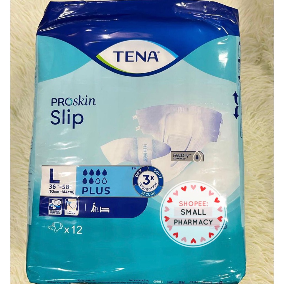 Tena Proskin Slip Plus Adult Diapers Size (L) 12s 476712 | Shopee Malaysia