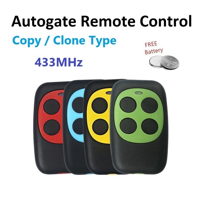 Remote Control 433MHz 4 Buttons Clone Copy Learn Autogate Transmitter ...