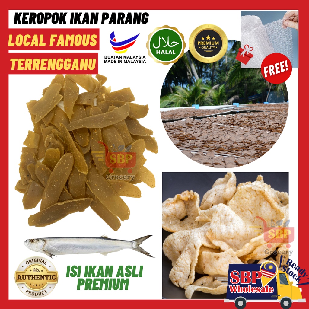 SBP Keropok Ikan Parang 西刀鱼饼 Fish Cracker Kerepek Goreng Isi Ikan ...