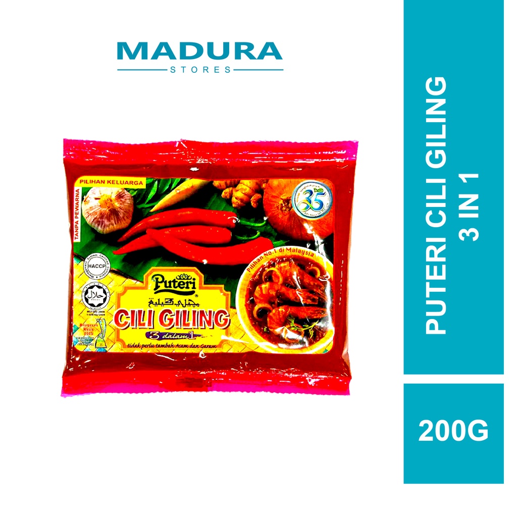 Puteri Cili Giling 3 in 1 200g | Shopee Malaysia