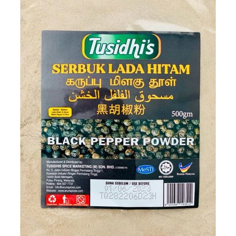 Black Pepper / Serbuk Lada Hitam - 500g | Shopee Malaysia