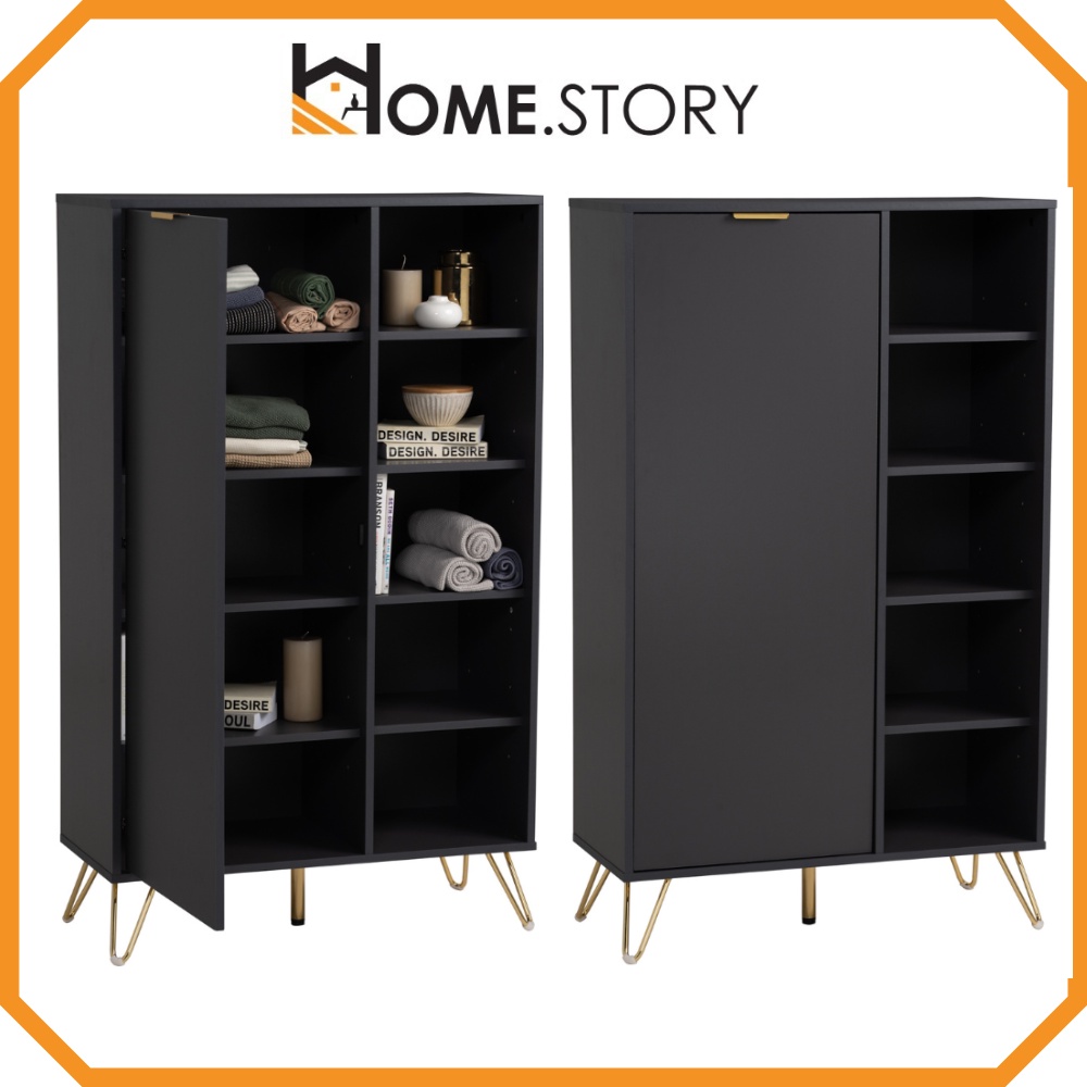 Home.Story Multipurpose Sideboard Cabinet Storage Box Cupboard Display ...