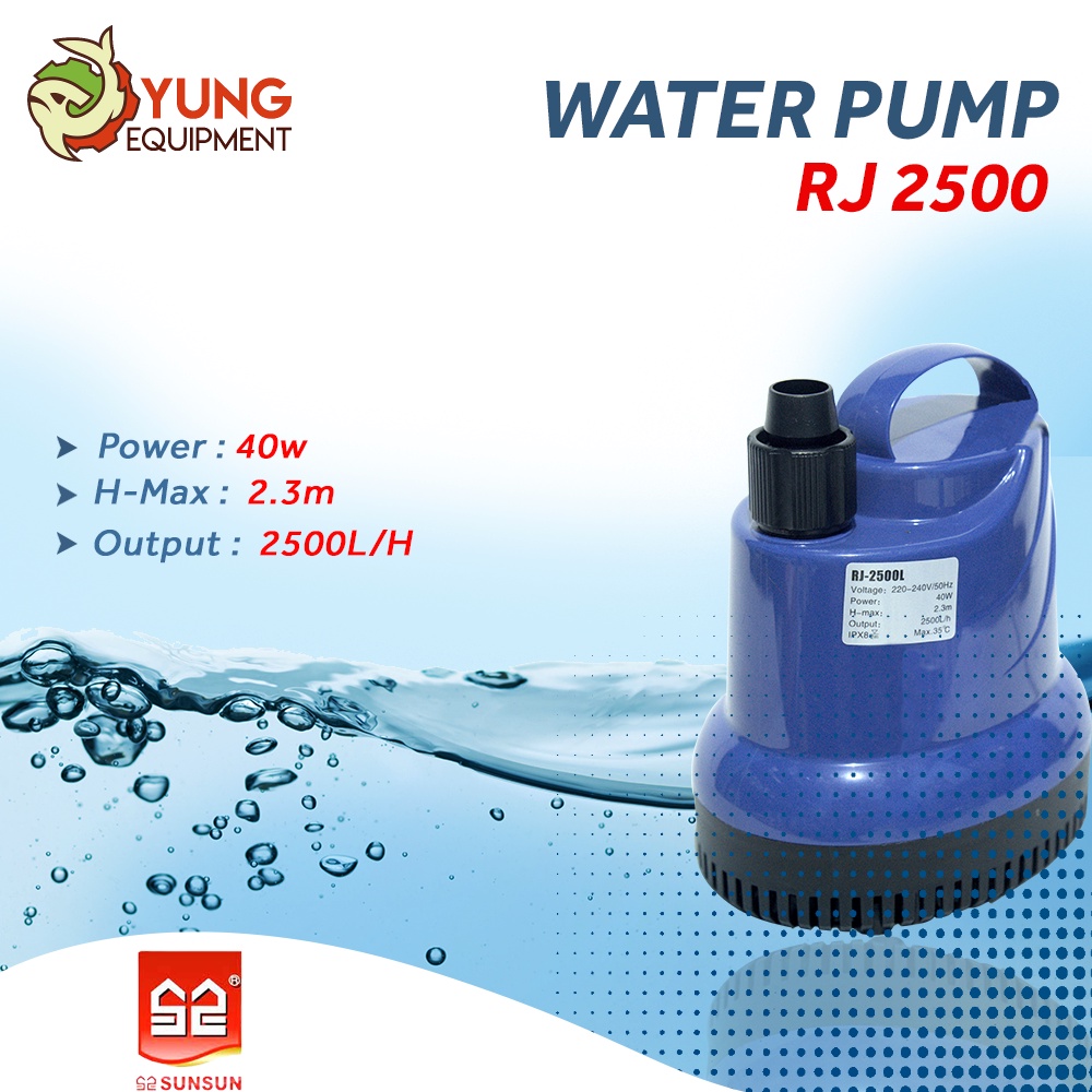 Sunsun RJ 2500. Aquarium/Pond Pump | Shopee Malaysia