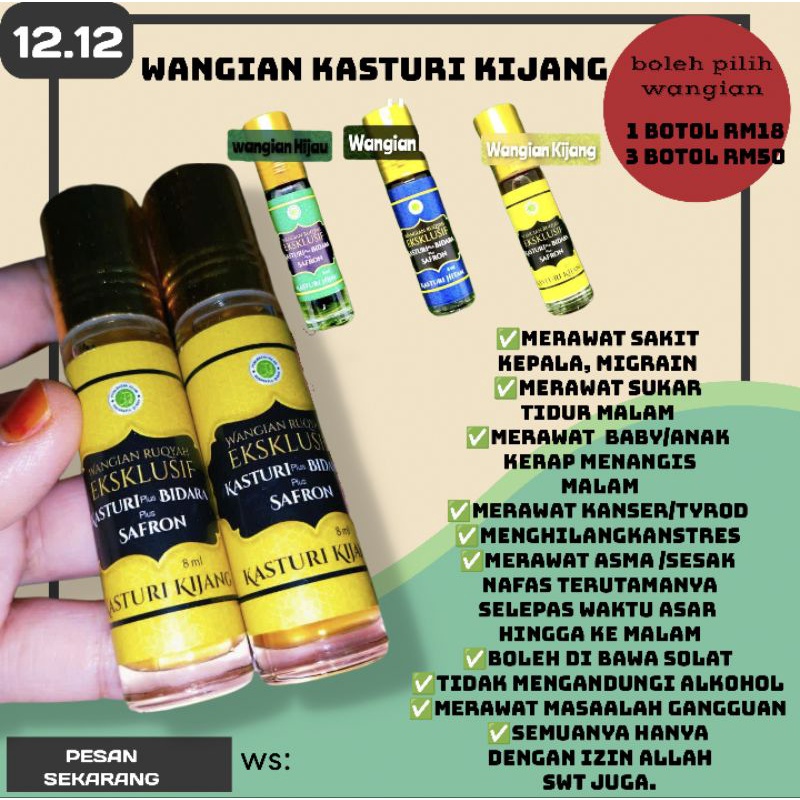 Wangian Kasturi kijang [readystock] | Shopee Malaysia