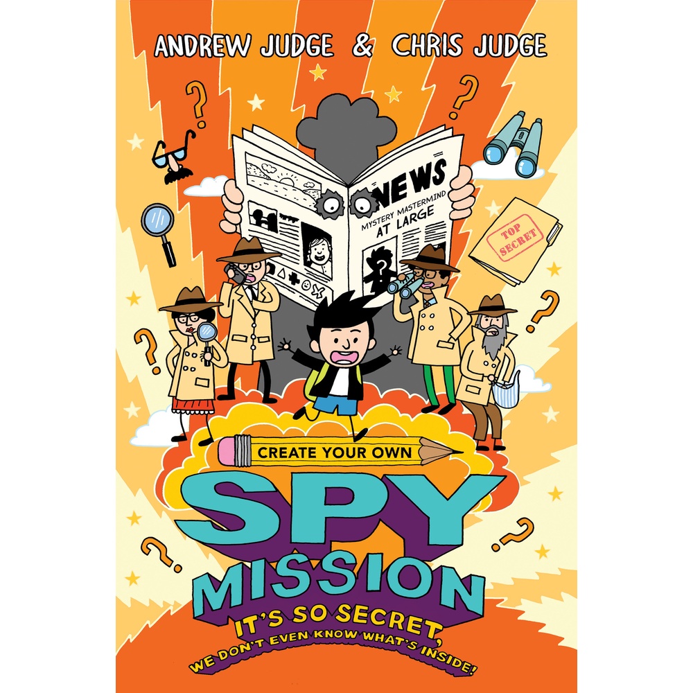 SCHOLASTIC CREATE YOUR OWN SPY MISSION by Andrew and Chris Judge ...