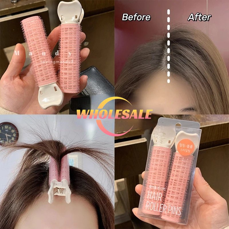 [Wholesale] Girl Hair Rollers Hair Bangs Curler /Plastic Self-adhesive ...