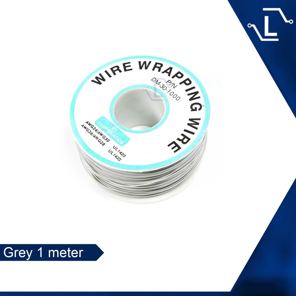 [Luminense] 1 meter 1m AWG 22 AWG30 AWG 30 Wrapping Wire Single Strand ...