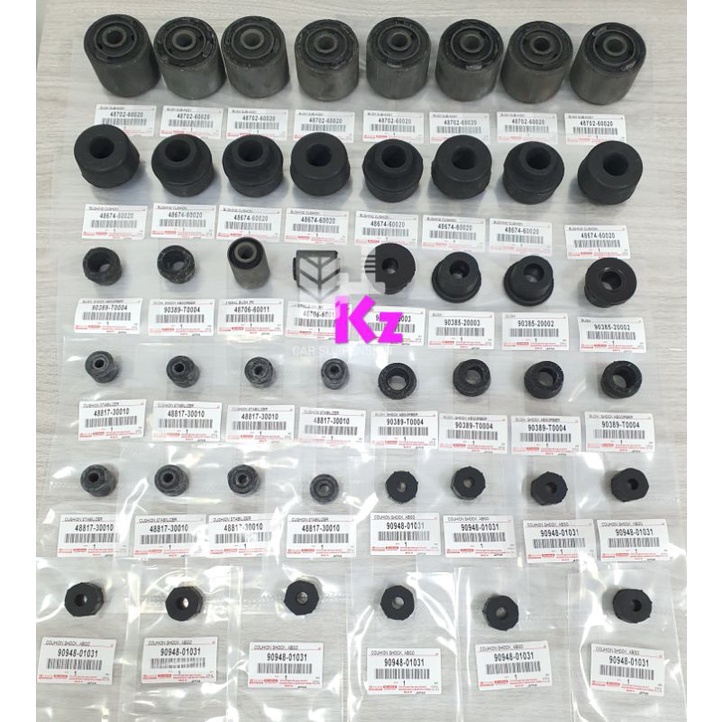 TOYOTA LAND CRUISER RJ70/LJ70- 46 IN 1 SET-REAR/ FRONT LEADING ARM BUSH ...