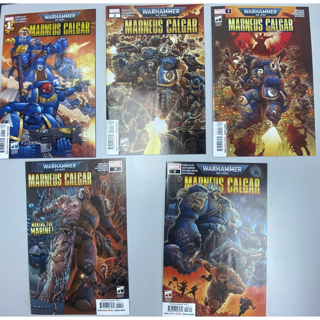 WARHAMMER 40K MARNEUS CALGAR -COMPLETE SET - MARVEL COMICS ...
