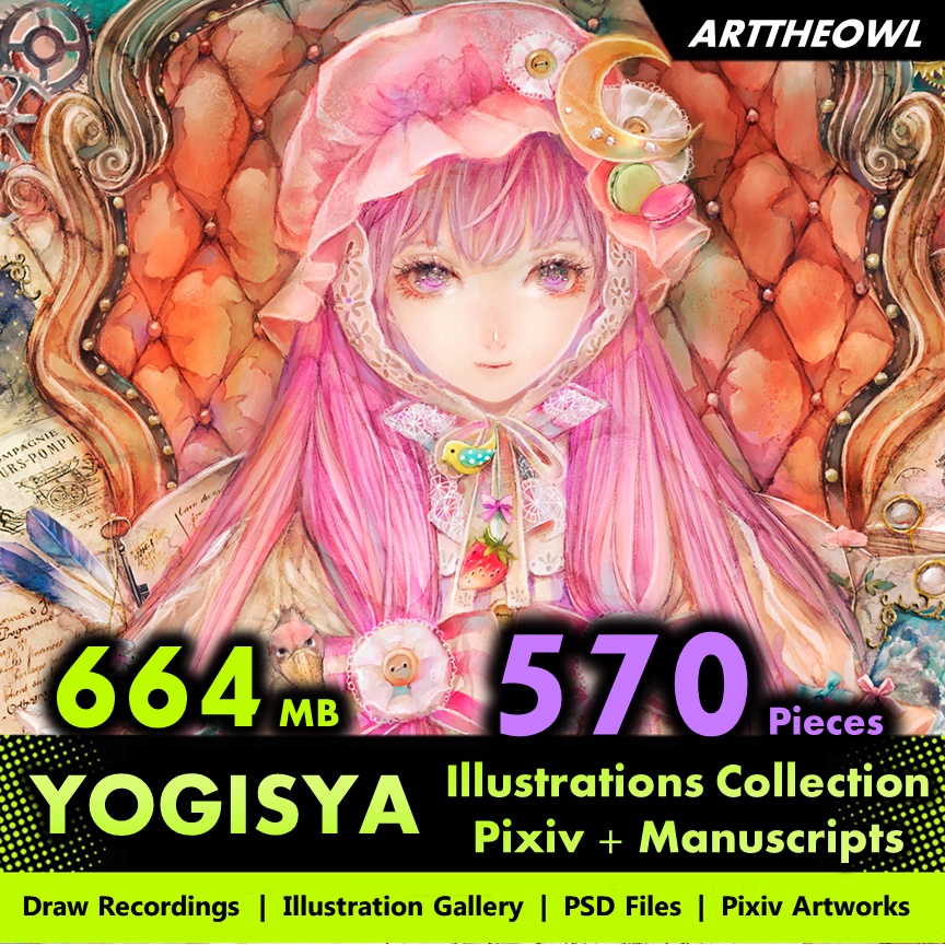 🔥 夜汽車 YOGISYA Official Illustration Collection 🔥 Anime Manga Character ...