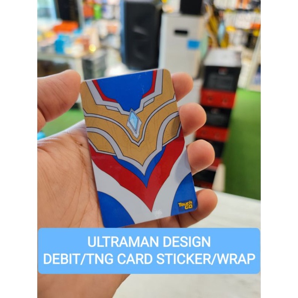 ULTRAMAN DEBIT/TNG SKIN WRAP STICKER FOR DEBIT CARD TOUCH AND GO ...