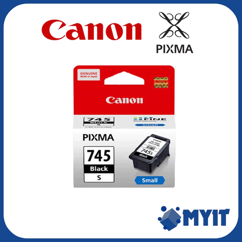 Canon PG-745s (PG-745 Small) Black Ink Cartridge Original Genuine 5.6ml ...