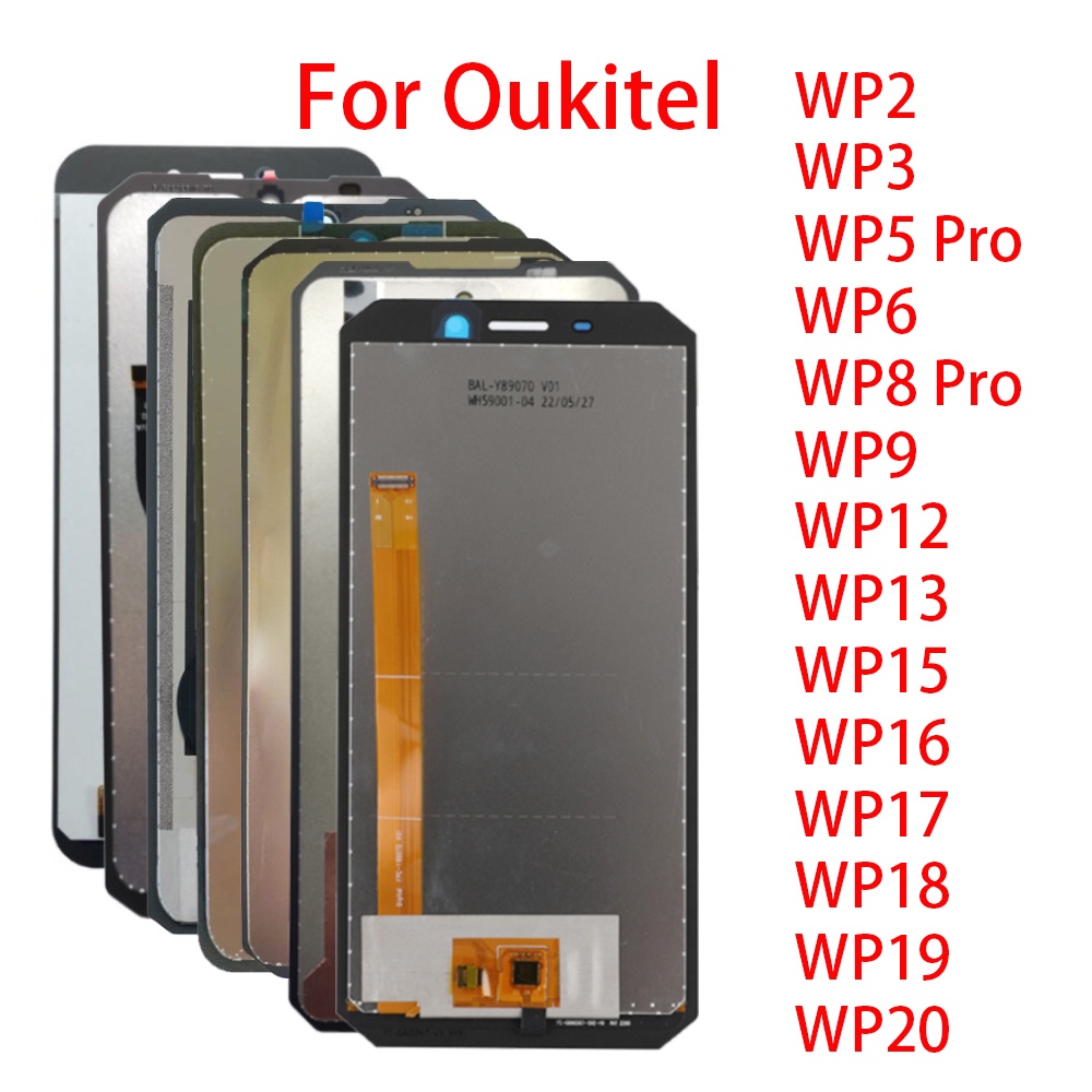 LCD Screen For Oukitel WP2 WP3 WP5 WP6 WP8 WP9 WP12 WP13 WP15 WP16 WP17 ...