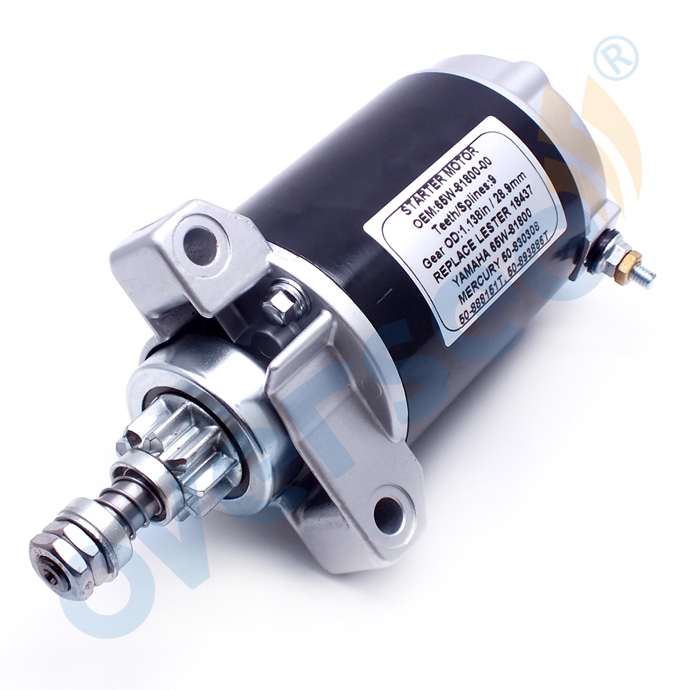 65W-81800 Outboard Start Motor For Yamaha Mercury Outboard Motor 20HP ...