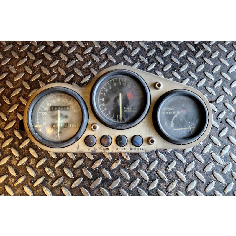 KAWASAKI ZX6R - Tahun 1996Used Original Speedo Meter Gauge | Shopee ...