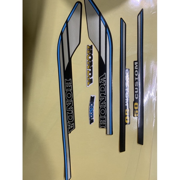 Decal Sticker Super Cub 82-96 blue purple 50cc 70cc 90cc | Shopee Malaysia