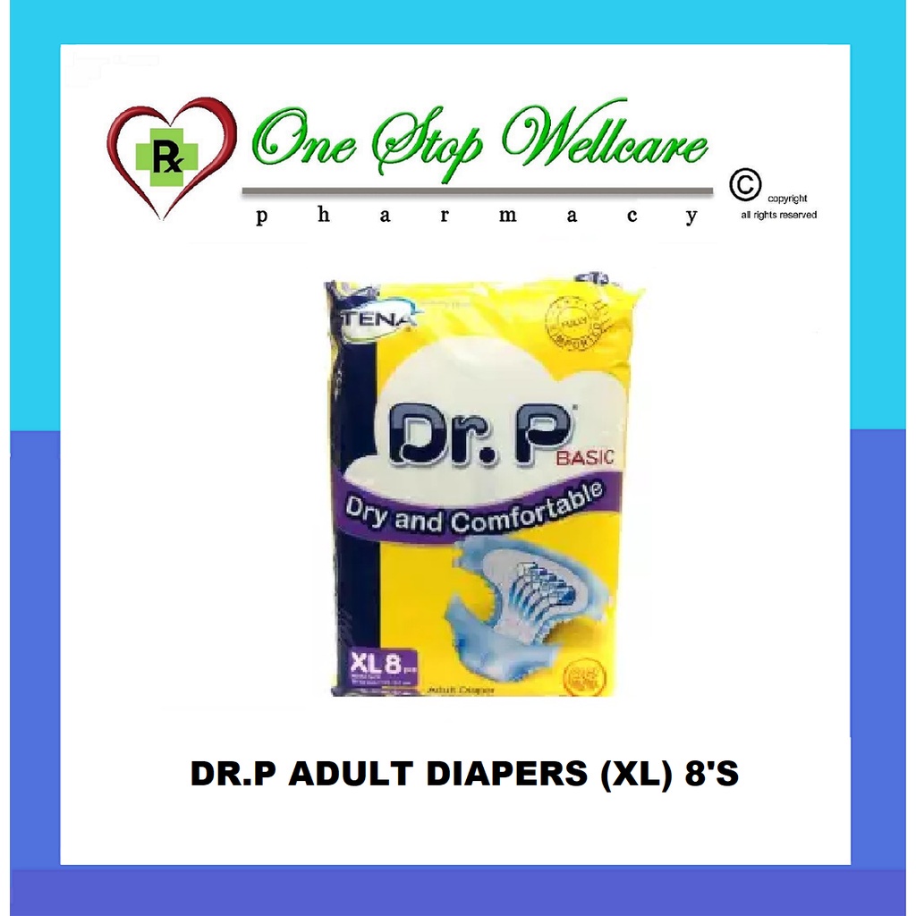 DR.P ADULT DIAPERS (XL) 8'S | Shopee Malaysia