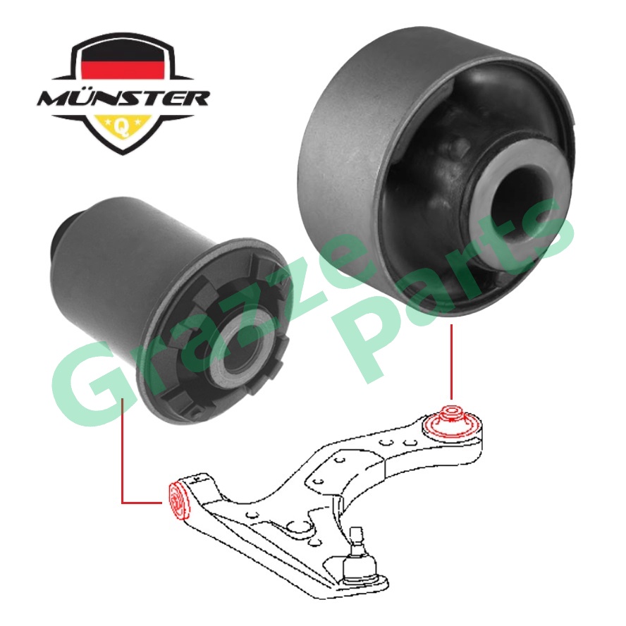 (1pc) Münster Front Lower Control Arm Bush ( Big / Small ) for Toyota ...