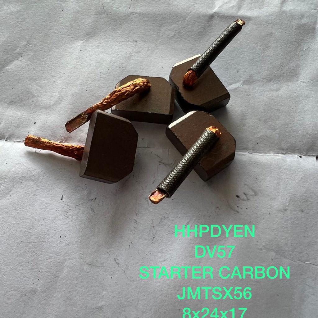 DAIHATSU DELTA DV57 STARTER CARBON BRUSH [1BOX] READY STOCK ...
