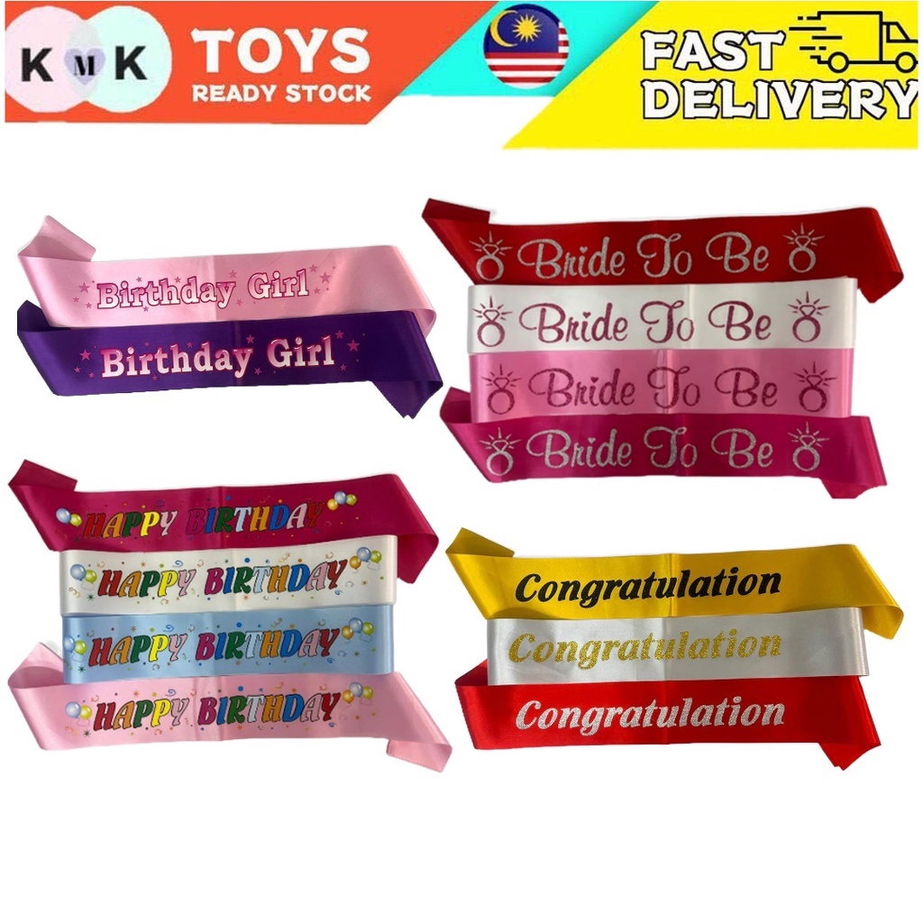 Congratulation Sash Graduation Party Accessory Decoration Party Favors ...
