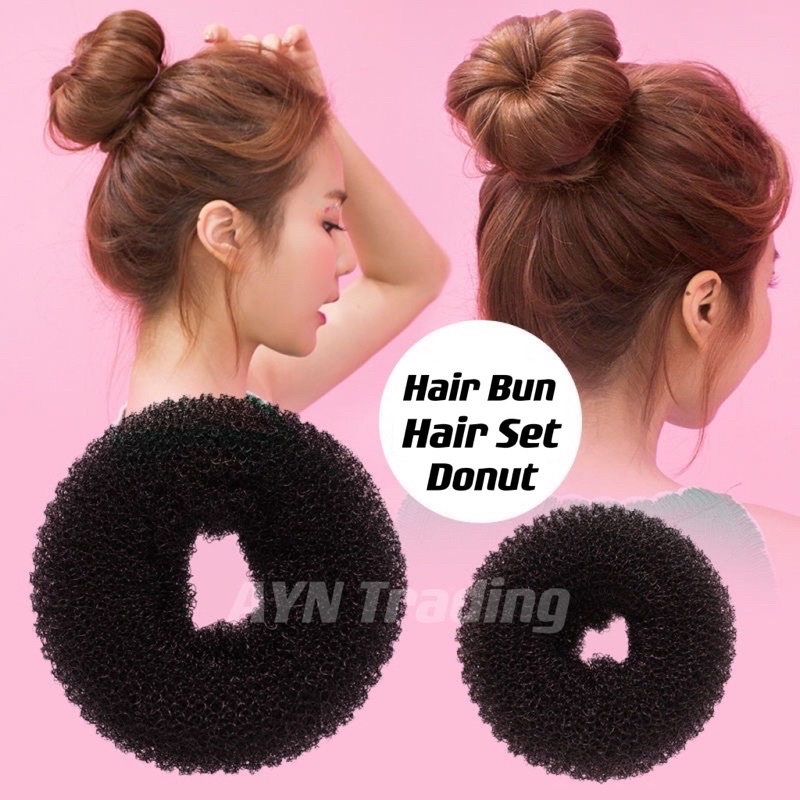 Donut Hair Bun Tools Nuts | Shopee Malaysia