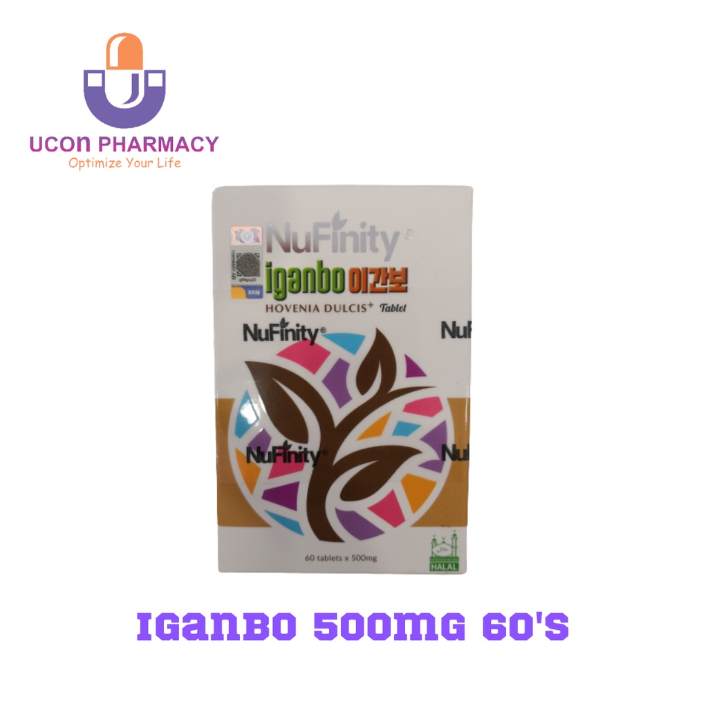NuFinity Iganbo Hovenia Dulcis 500mg (60 tablets) (Exp: 30/4/2024 ...