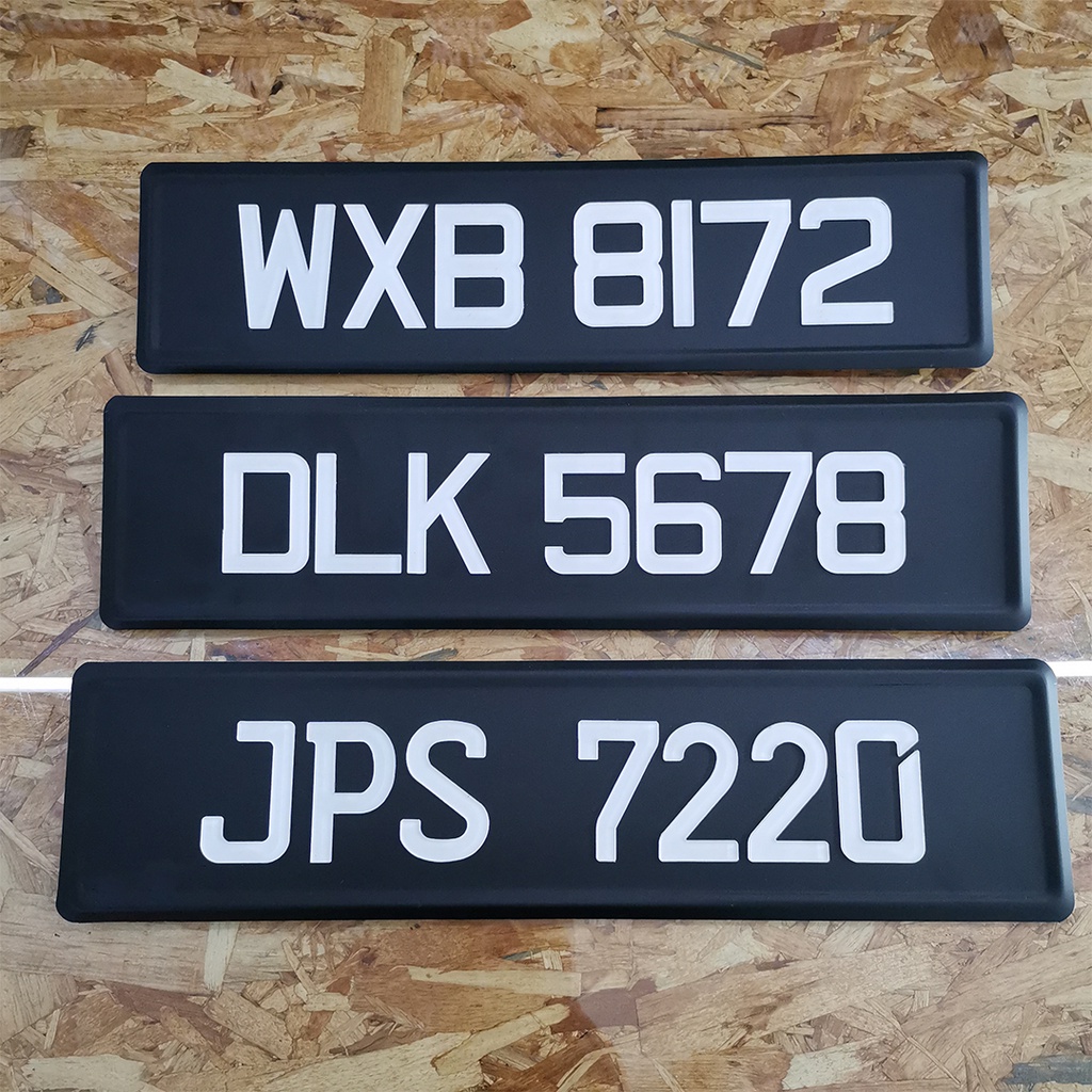 Acrylic Nombor Besi Aluminum Plate Kereta Nombor Plate Besi Papan ...