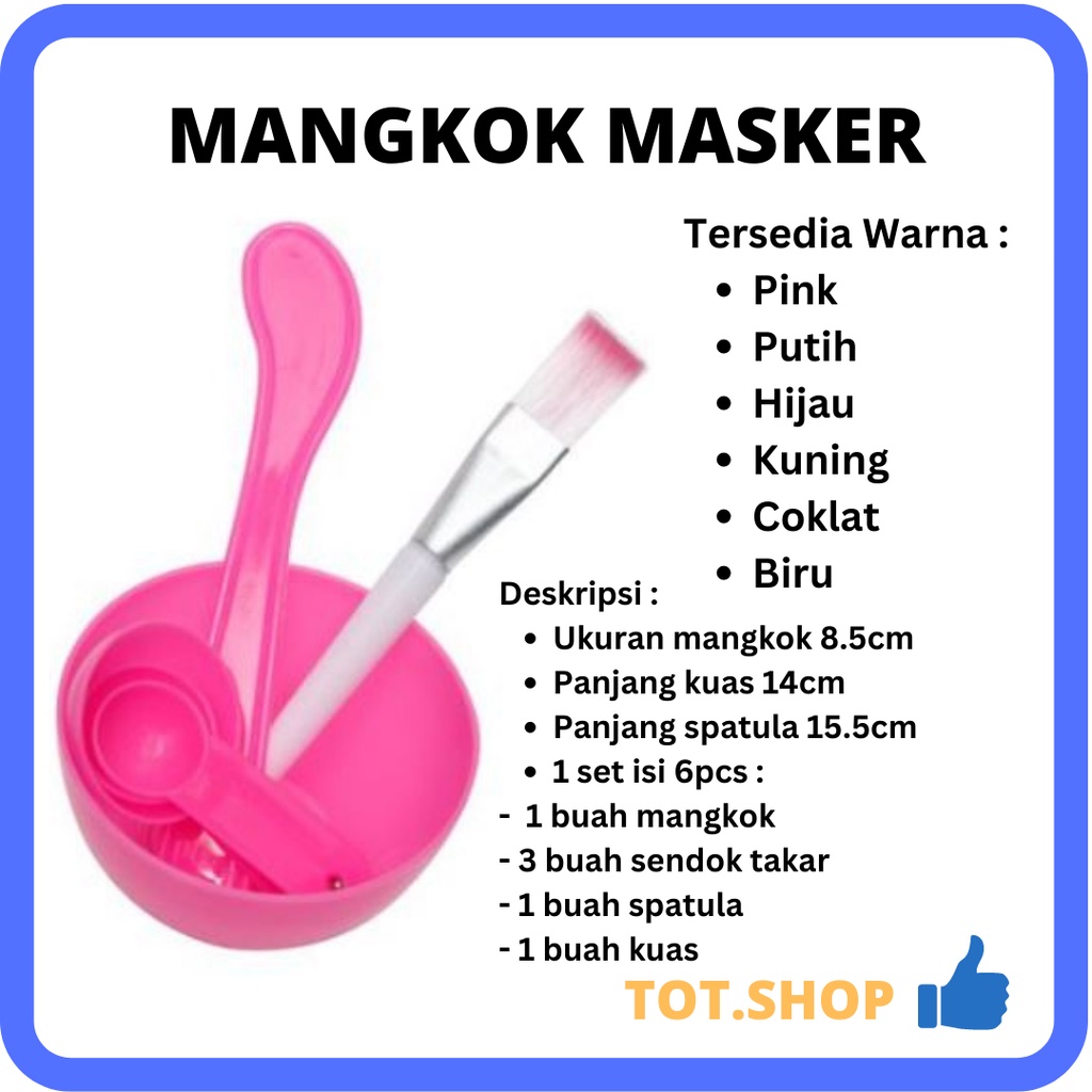 Daiso MINISO COLLAGEN Cosmetic SET Mask Bowl | Shopee Malaysia